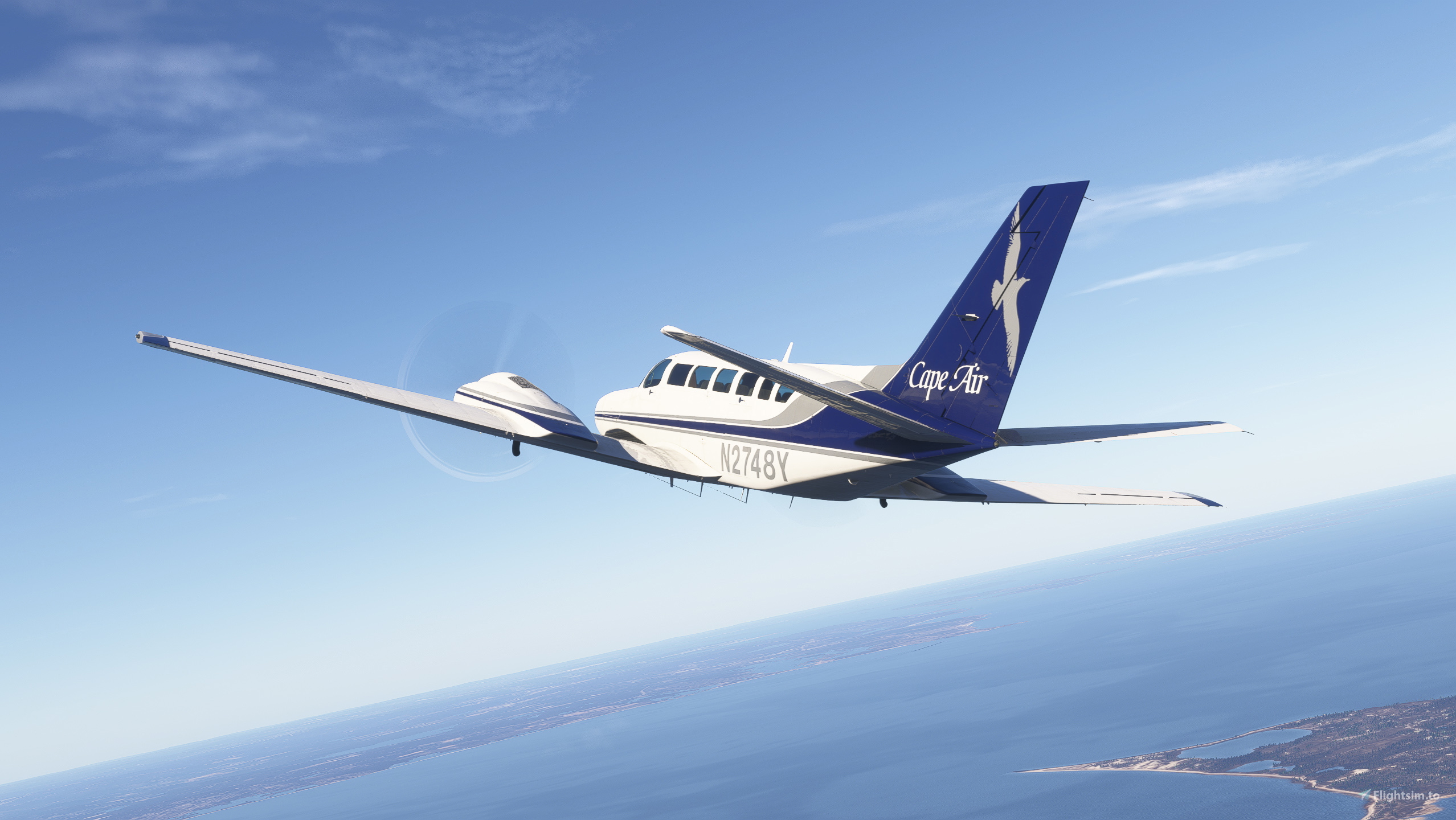 Microsoft Cessna 404 Titan - Cape Air (N2748Y) for Microsoft Flight ...