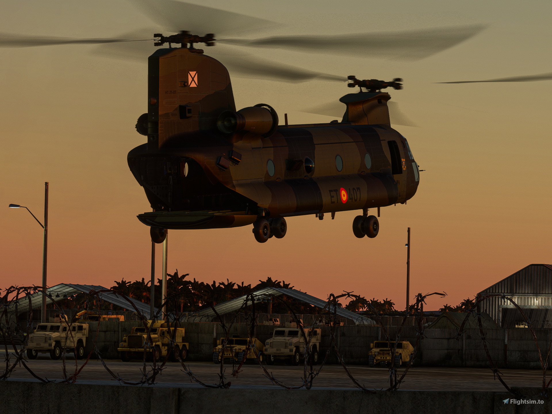 Miltech Chinook CH47D- Spanish Air Force Famet Camo for Microsoft ...