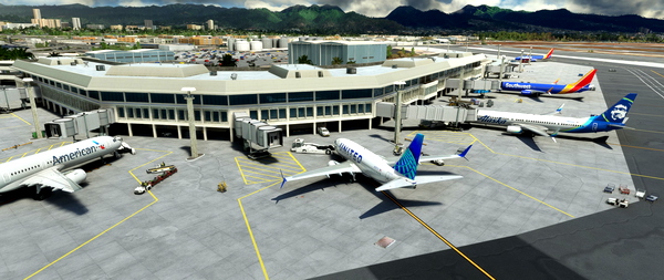 PHNL Daniel K. Inouye International Airport, Honolulu for Microsoft ...