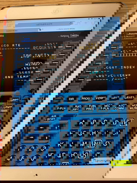 Remote MCDU for the Fenix A320 for Microsoft Flight Simulator | MSFS