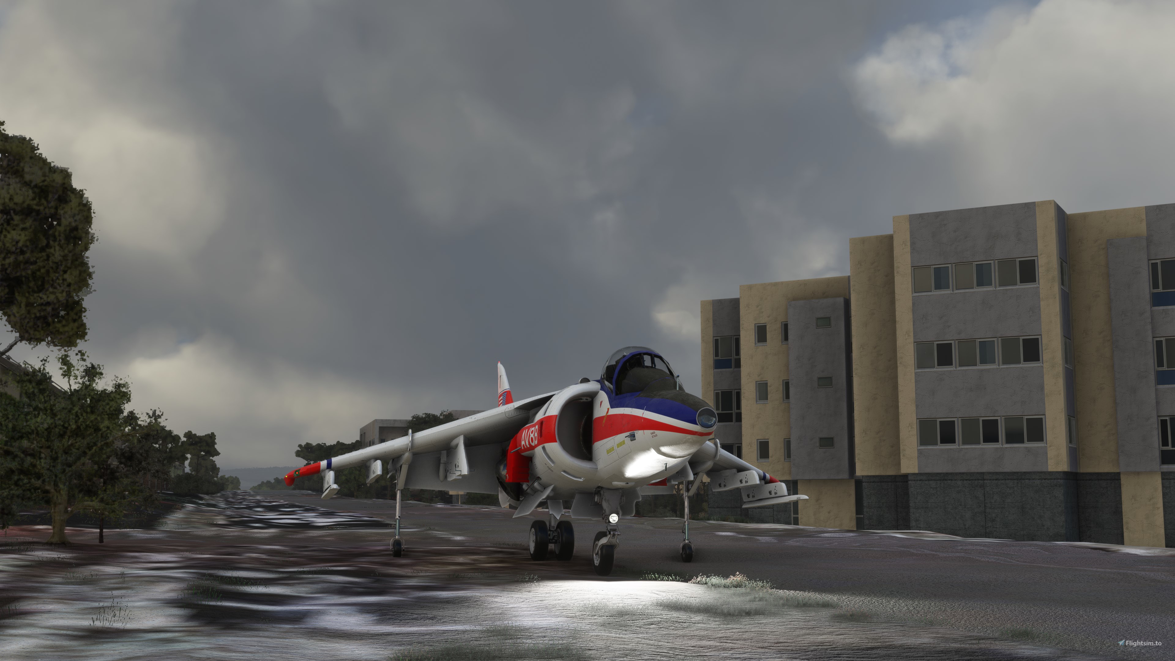 YAV-8B Harrier II prototype repaint pour Microsoft Flight Simulator | MSFS