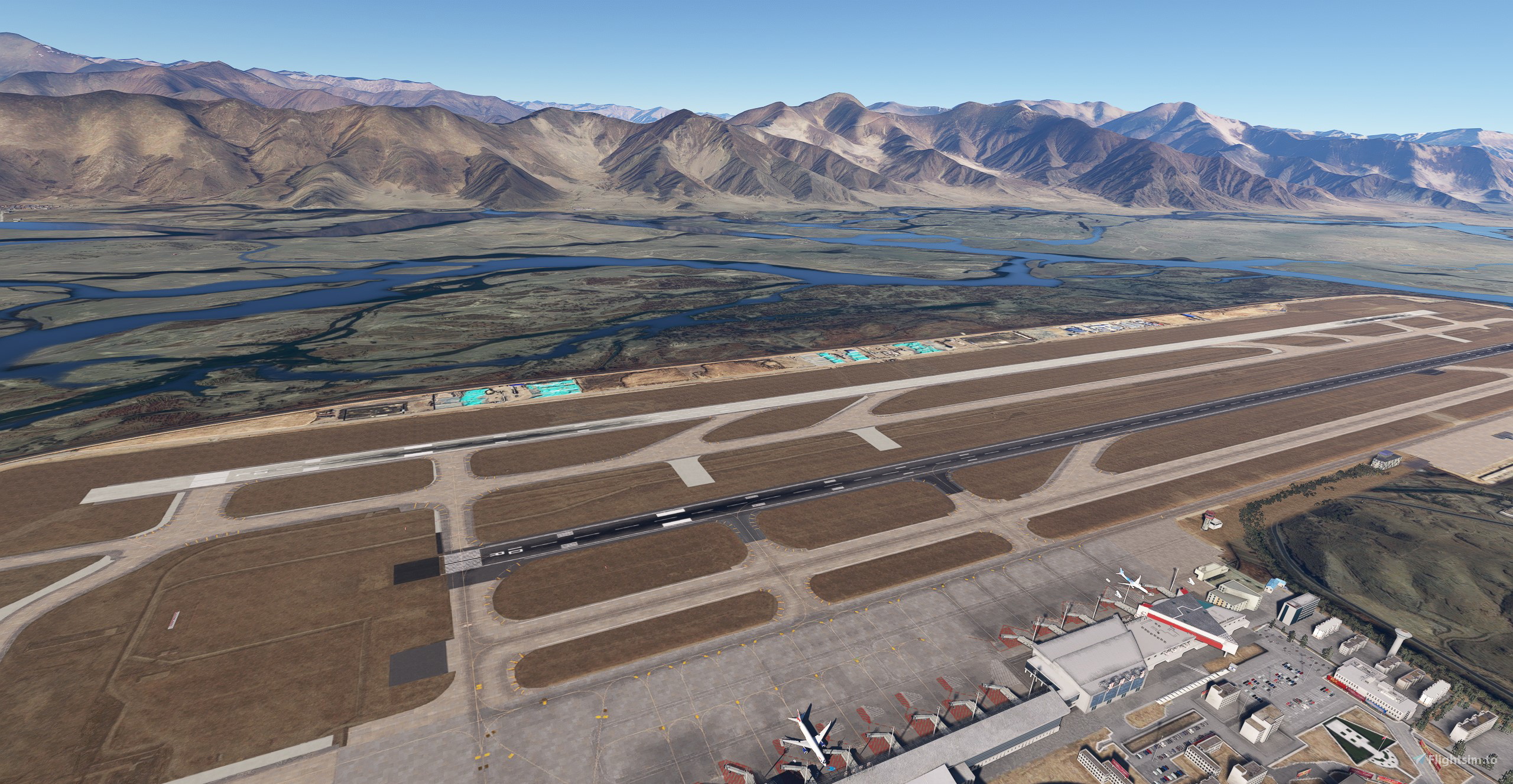 ZULS Lhasa Gonggar Airport Two-Runway patch for SamScene3D-ZULS ...
