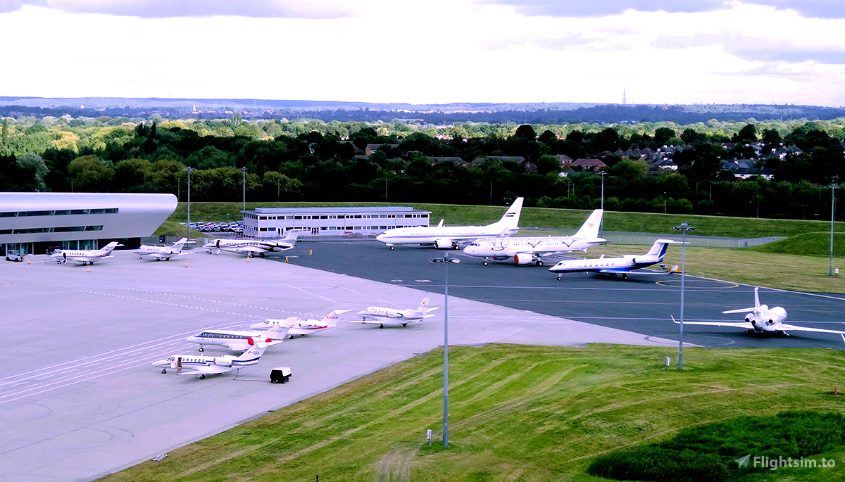 Scenery Anfragen - Farnborough Airport EGLF — European bizjet airport ...