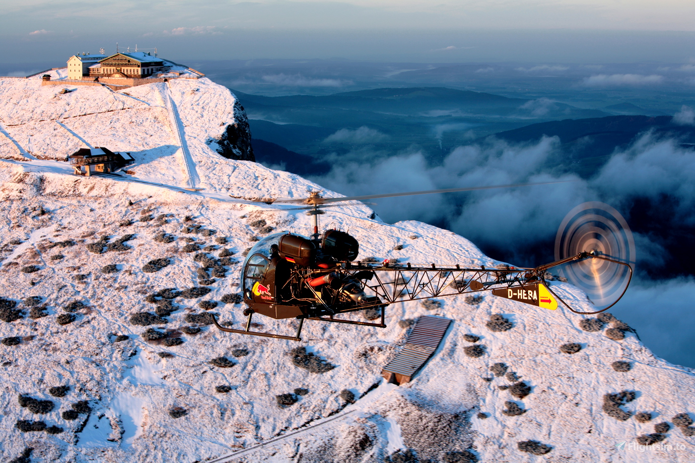 Liveries Requests - Bell-47-G2 Red bull - Flightsim.to