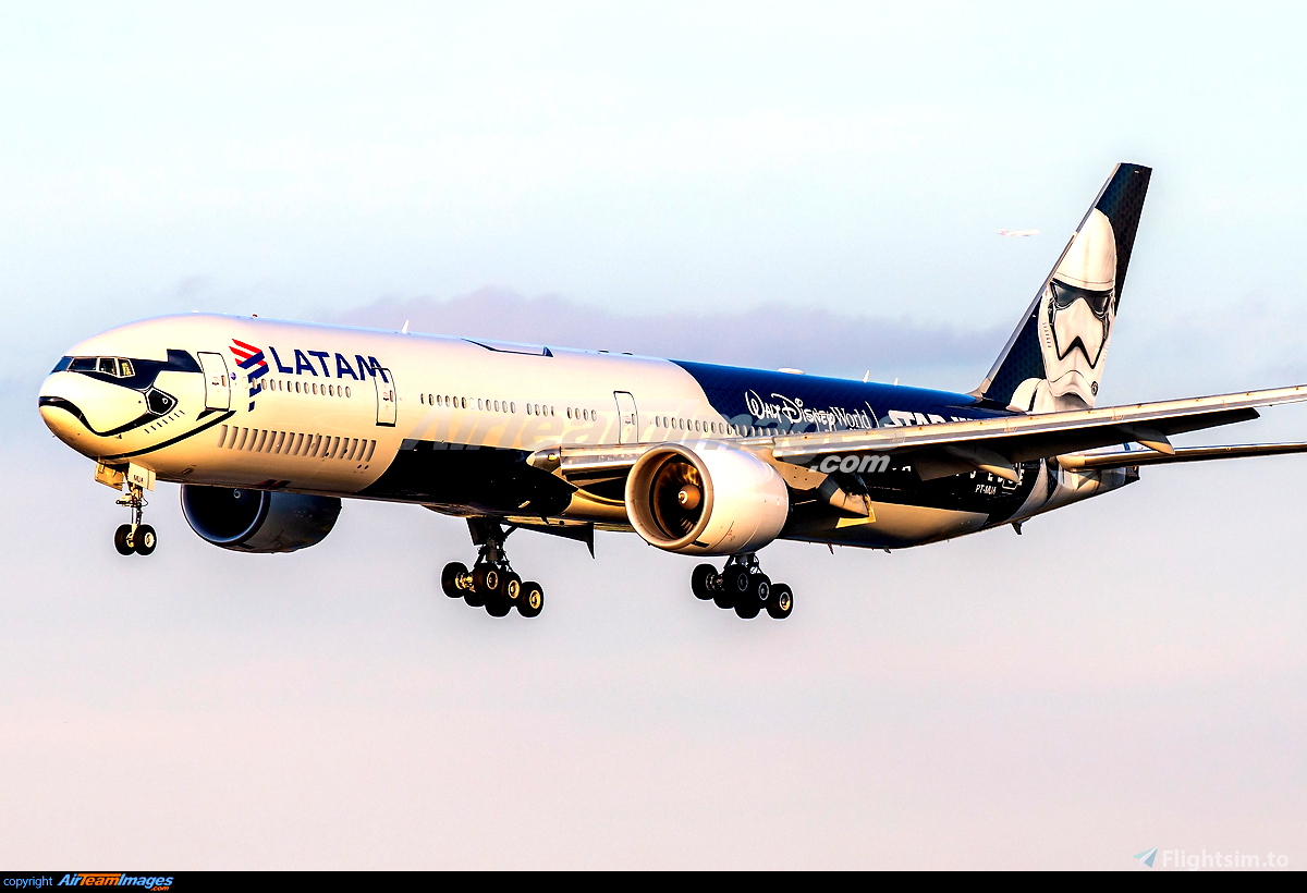 Liveries Requests - PT-MUA LATAM Brasil B777-300ER "STAR WARS Galaxy's Edge" Special Livery ...