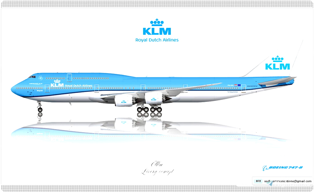 Liveries Requests - Boeing 747-8 KLM (new colors)[no mirror] - Flightsim.to