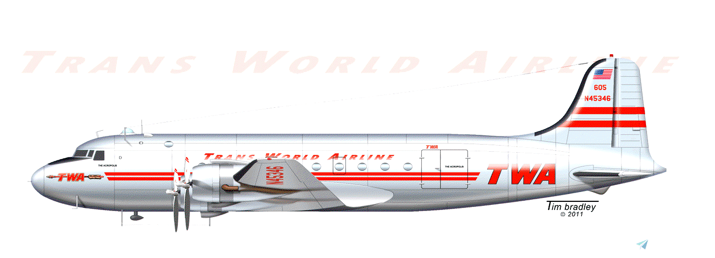 Liveries Requests - DC-6 TWA inspired by DC-4 - Flightsim.to