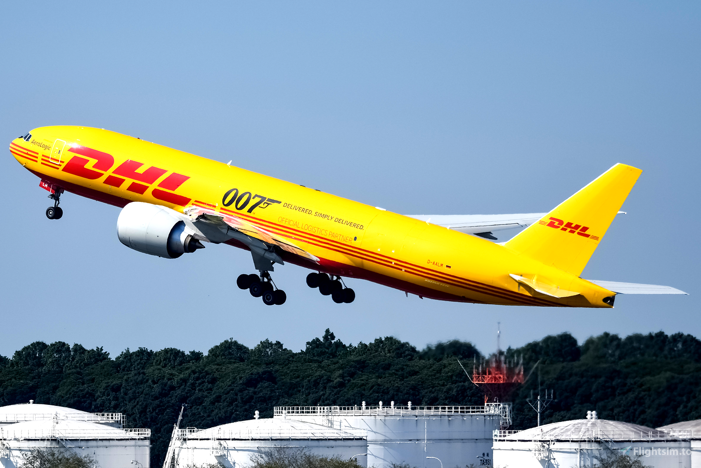Liveries Requests - CS 777F - DHL/AeroLogic 007 Bond Livery D-AALM ...