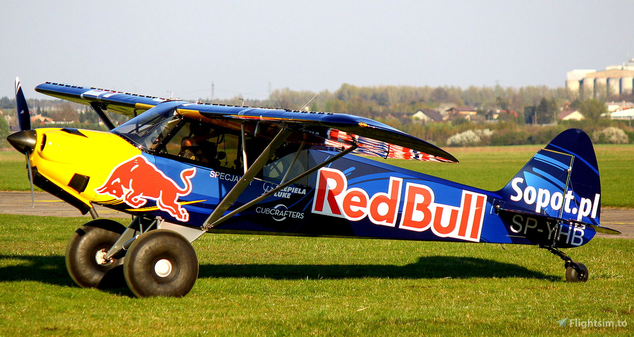 Liveries Requests - Red Bull (SP-YHB) Zlin Savage Cub - Flightsim.to