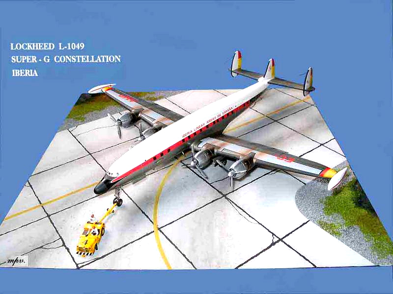 Liveries Requests - Iberia Lockheed L-1049 Super Constellation (Red ...