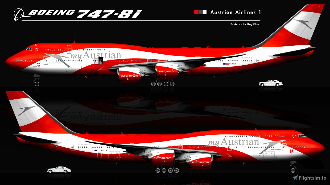 Liveries Requests - 747 (fictional) Austrian Airlines livery - Flightsim.to