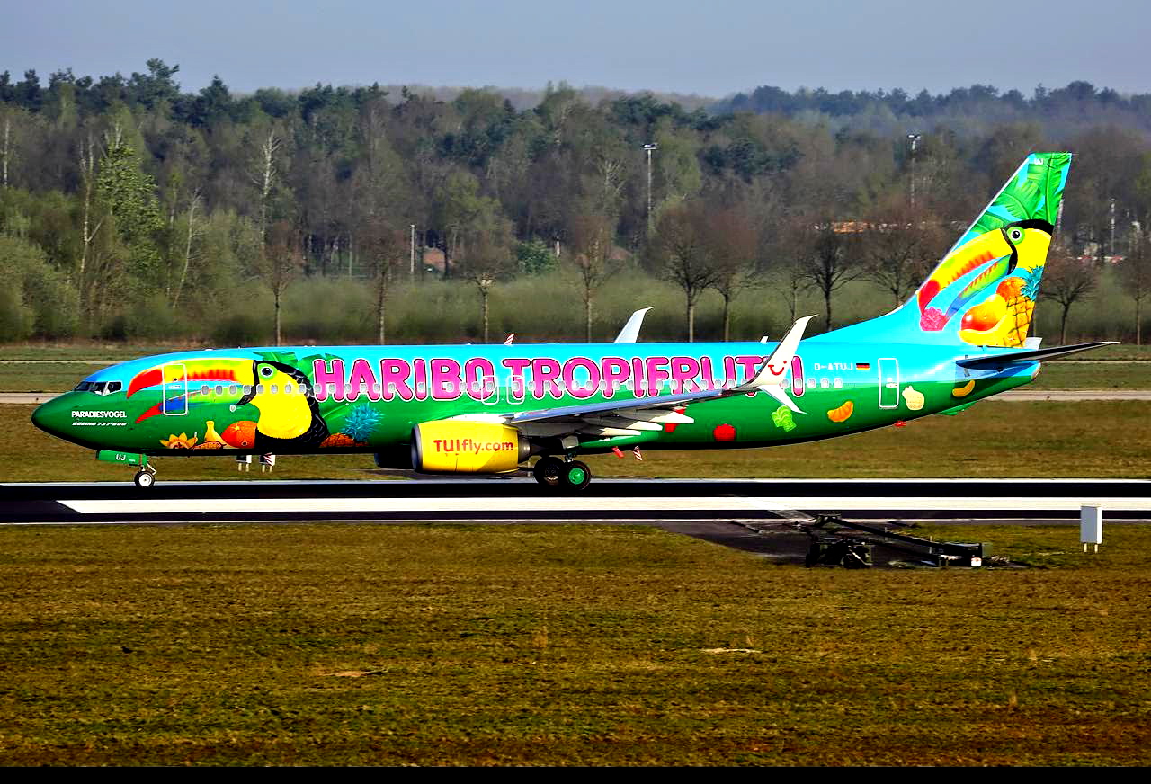 Liveries Solicita - PMDG B737 - TuiFly Haribo "Paradiesvogel" D-ATUJ ...