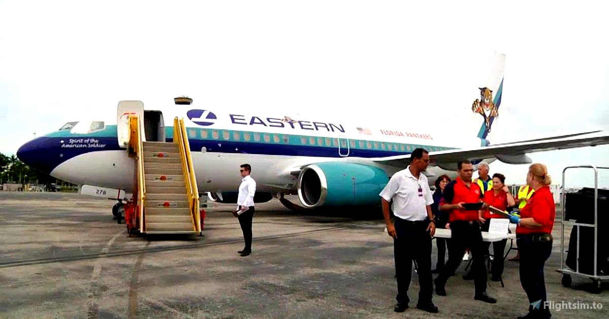 Liveries Requests - Florida Panthers Team Plane N278EA (PMDG B737 ...