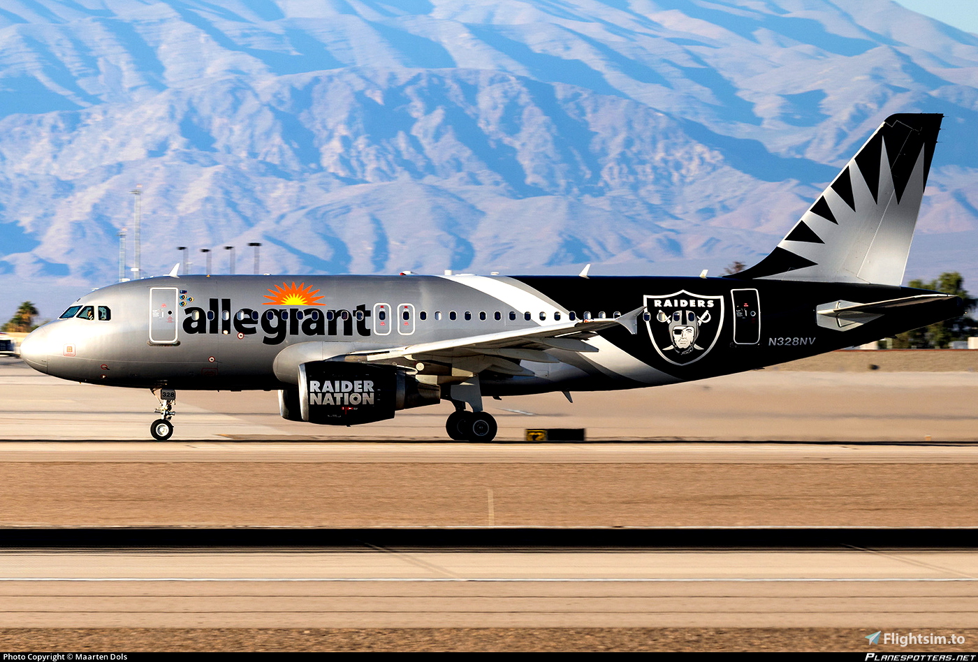 Liveries Requests - Allegiant air A319 Las Vegas Raiders - Flightsim.to