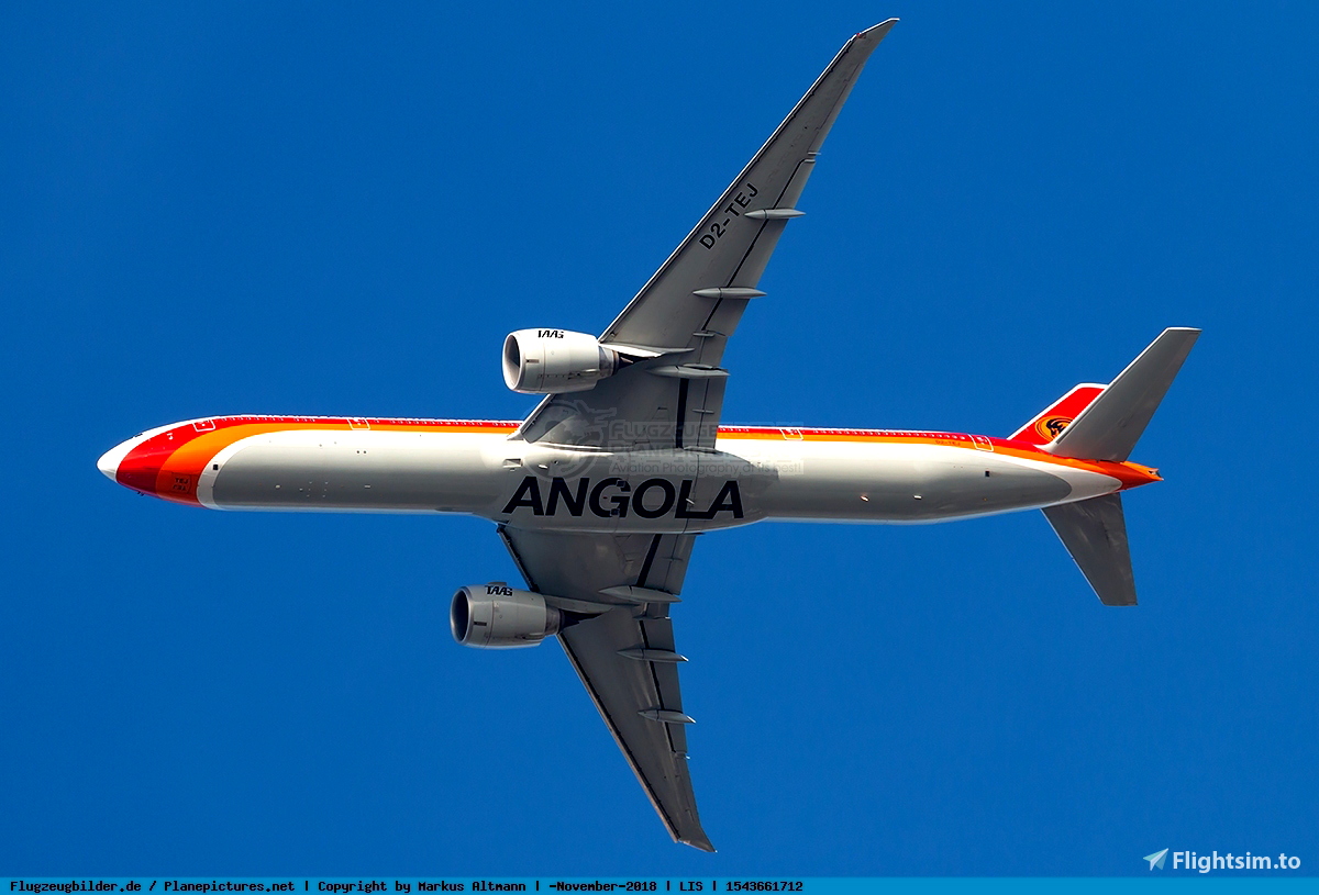 Liveries Requests - TAAG ANGOLA B777-300 (D2-TEJ) 8K - Flightsim.to
