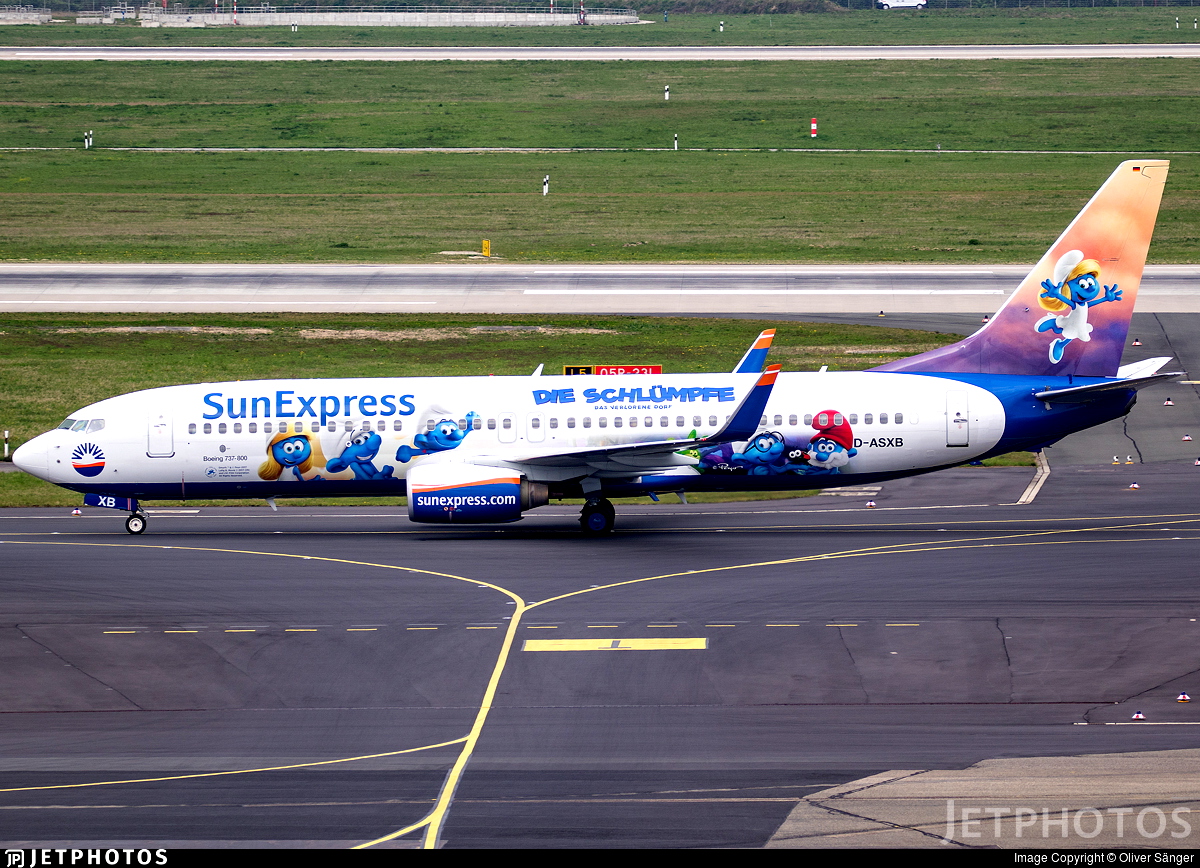 Liveries Requests - Sunexpress 737-800 (D-ASXB) (The Smurfs) - Flightsim.to