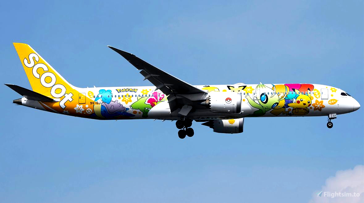 Liveries Requests - Scoot Airways Pokémon Livery - Flightsim.to
