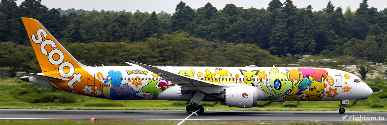 Liveries Requests - Scoot (Pokemon Jet) Boeing 787-10 - Flightsim.to