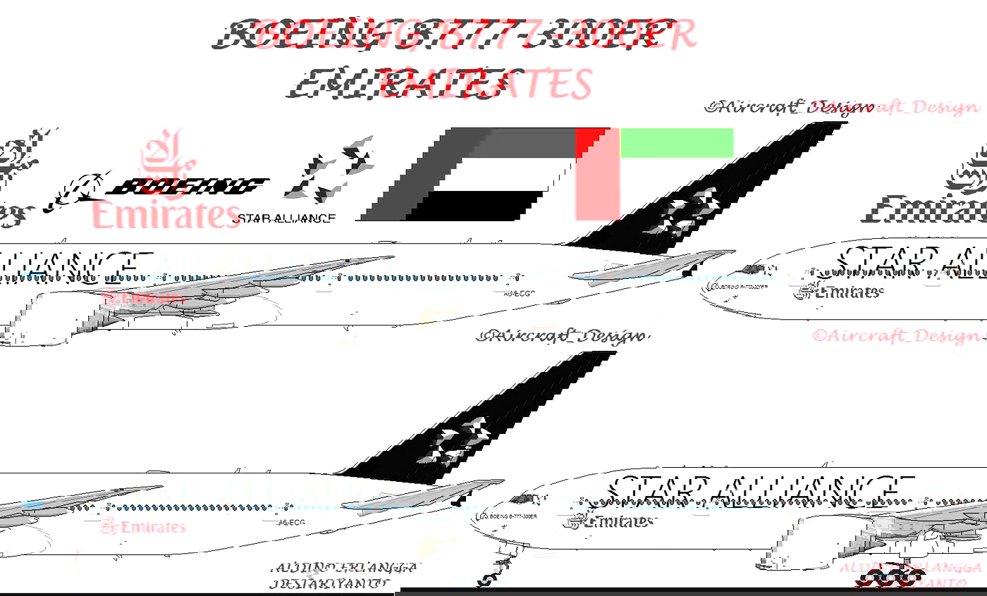 Liveries Requests - emirates 777-300er with livery star alliance ...