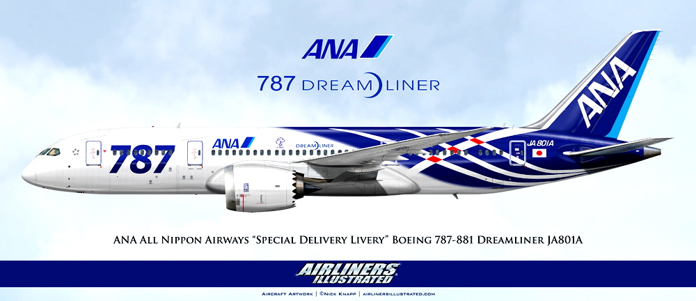 Liveries Requests - All Nippon Airways (ANA) Boeing 787-8 (JA801A ...