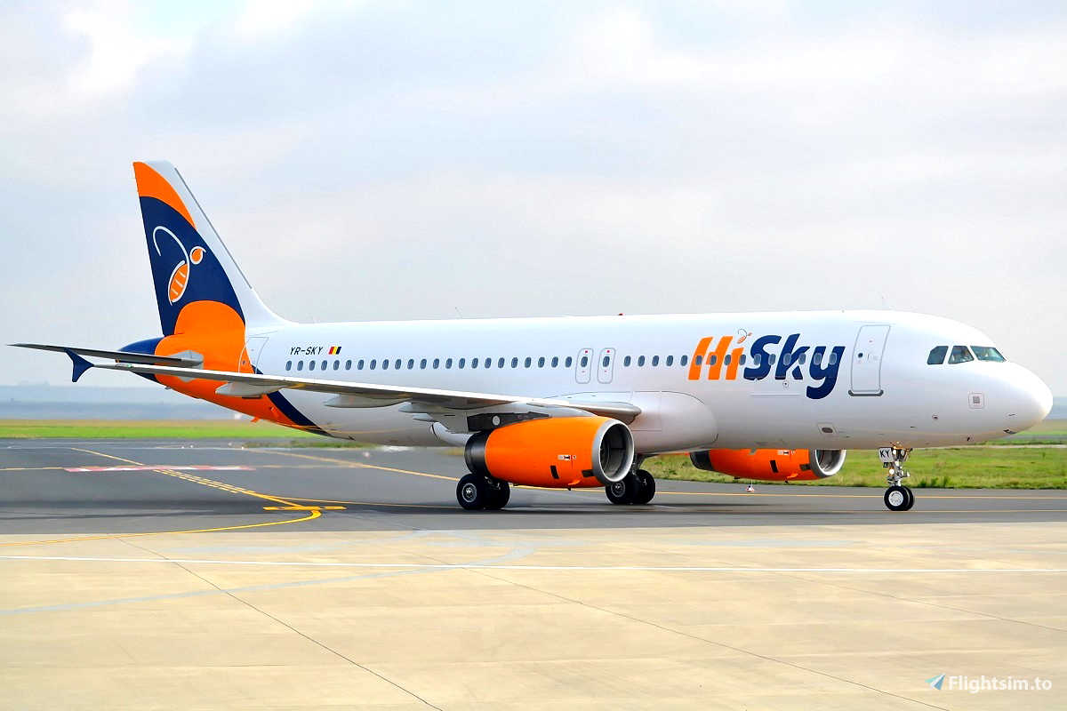 Liveries Demandes - HiSky Livery - A319 - Flightsim.to