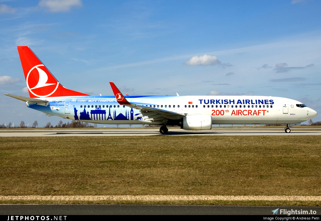 Liveries Pedidos - Turkish Airlines 737-900ER (TC-JYI) (200th Aircraft ...