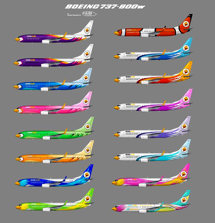 Liveries Requests - Nok Air Fleet 737-800 - Flightsim.to