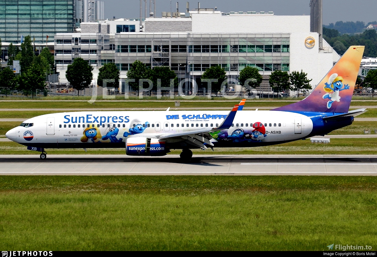 Liveries Requests - Sunexpress 737-800 (D-ASXB) (The Smurfs) - Flightsim.to