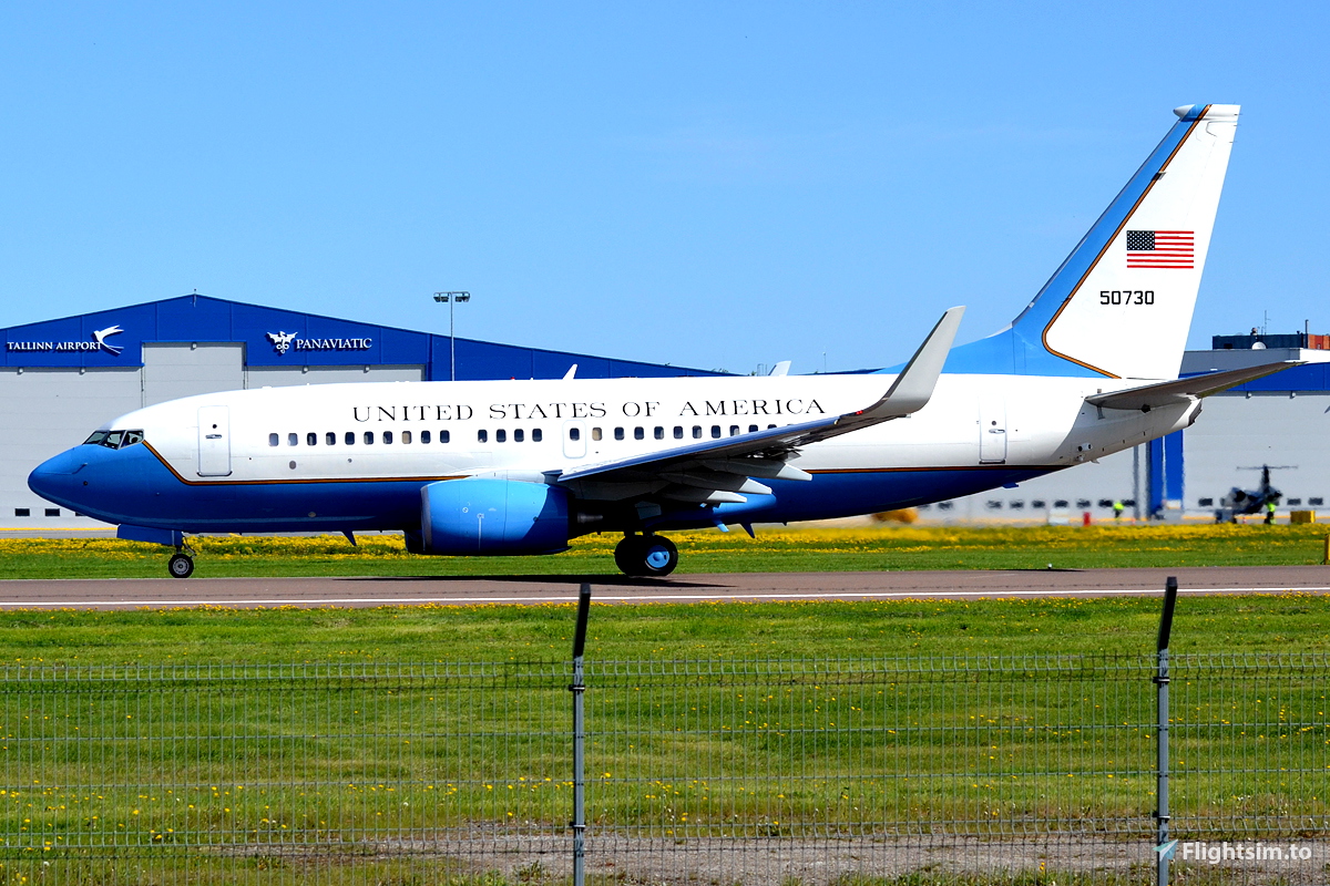 Liveries Demandes - PMDG Boeing 737 BBJ2 USAF Livery - Flightsim.to