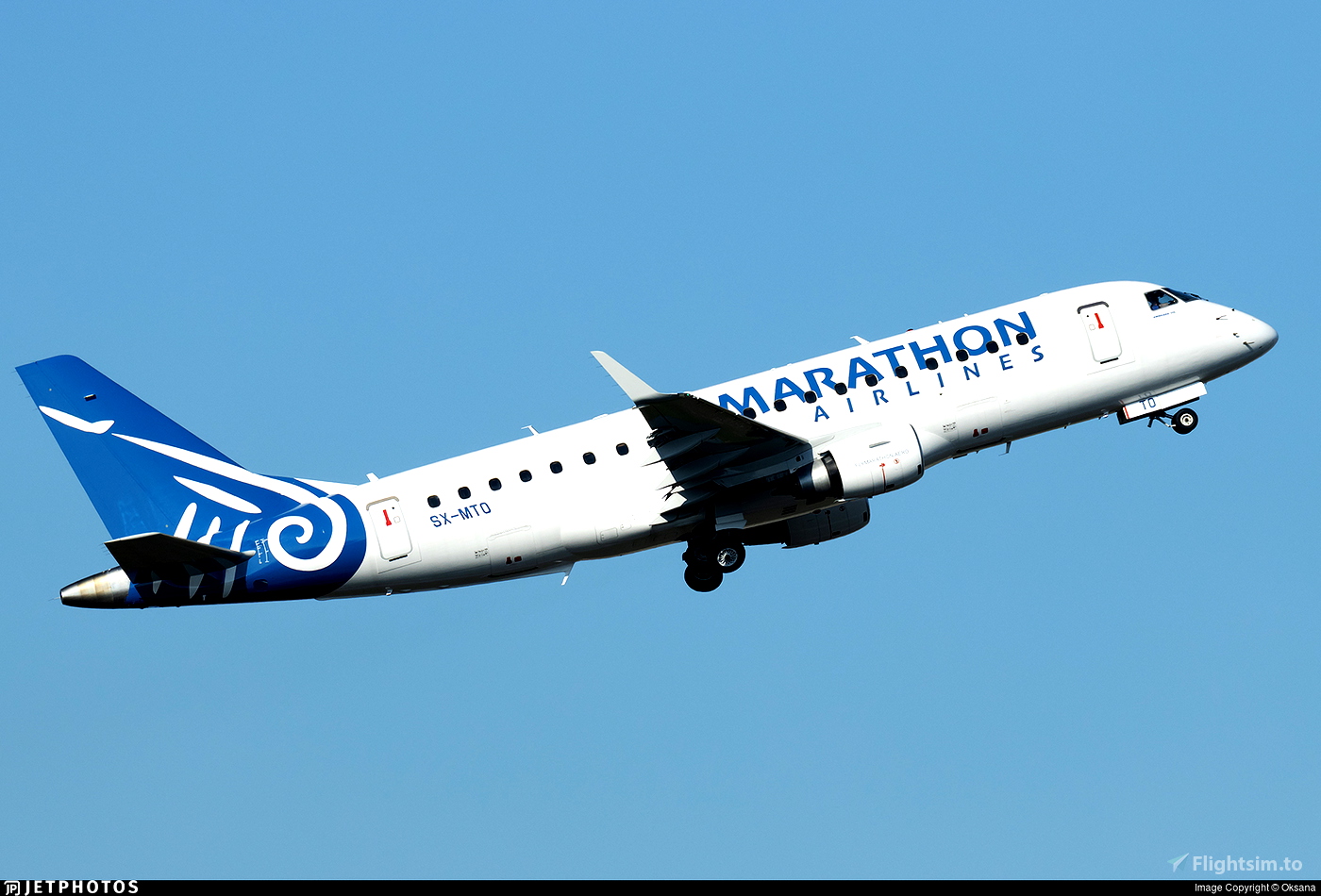 Liveries Requests - Embraer 175 Reg: SX-MTO Marathon Airlines ...