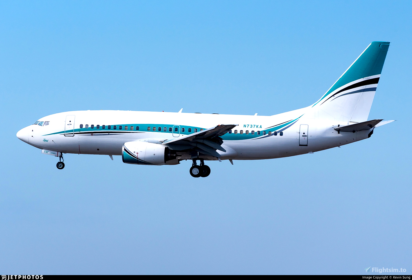 Liveries Requests - Kaiser Air N737KA (San Jose Sharks jet) for PMDG ...