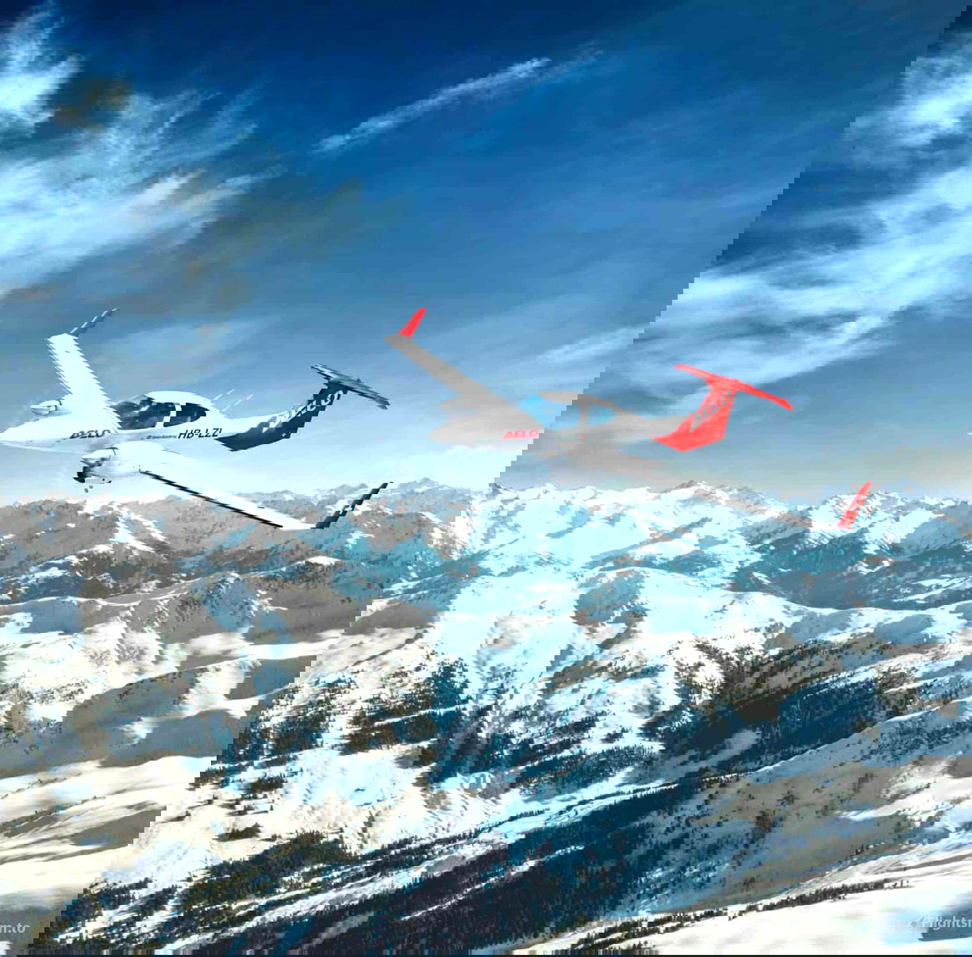 Liveries Requests - Cows DA42 - HB-LZL - Aelo livery - Flightsim.to