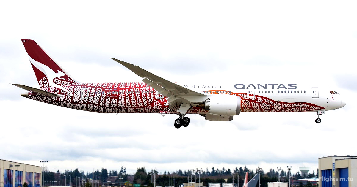 Liveries Demandes - Qantas Aboriginal Livery for 787-8 - Flightsim.to