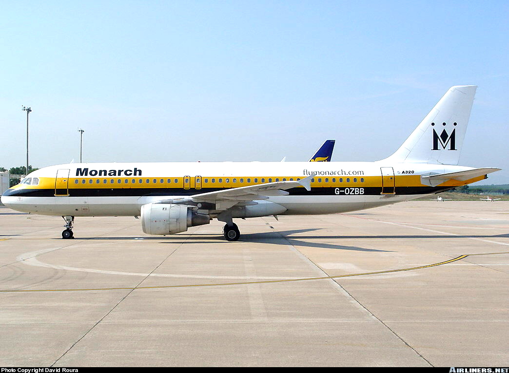Liveries Requests - Monarch Airlines A320 (G-OZBB) (Older Livery 1986 ...