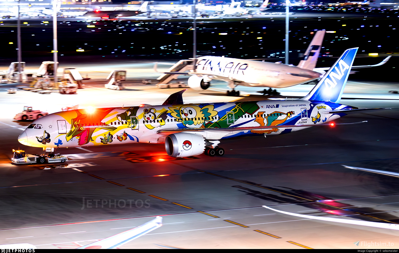 Liveries Requests - All Nippon Airways - Pokemon Livery JA894A ...