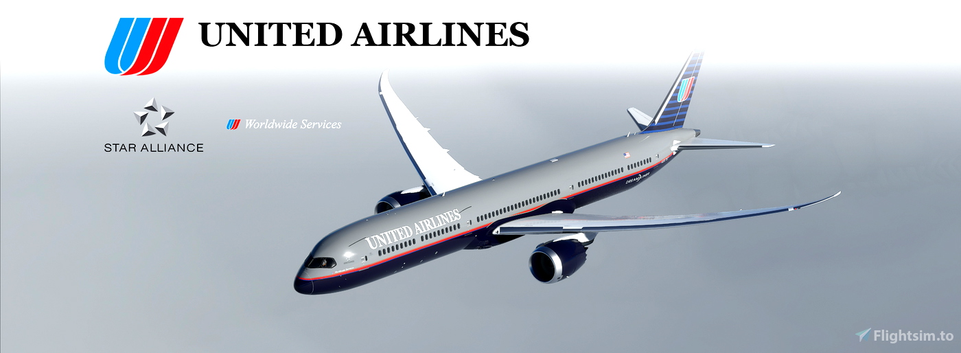 Liveries Requests - 4Simmers United Airlines Battleship Grey Boeing 787 ...