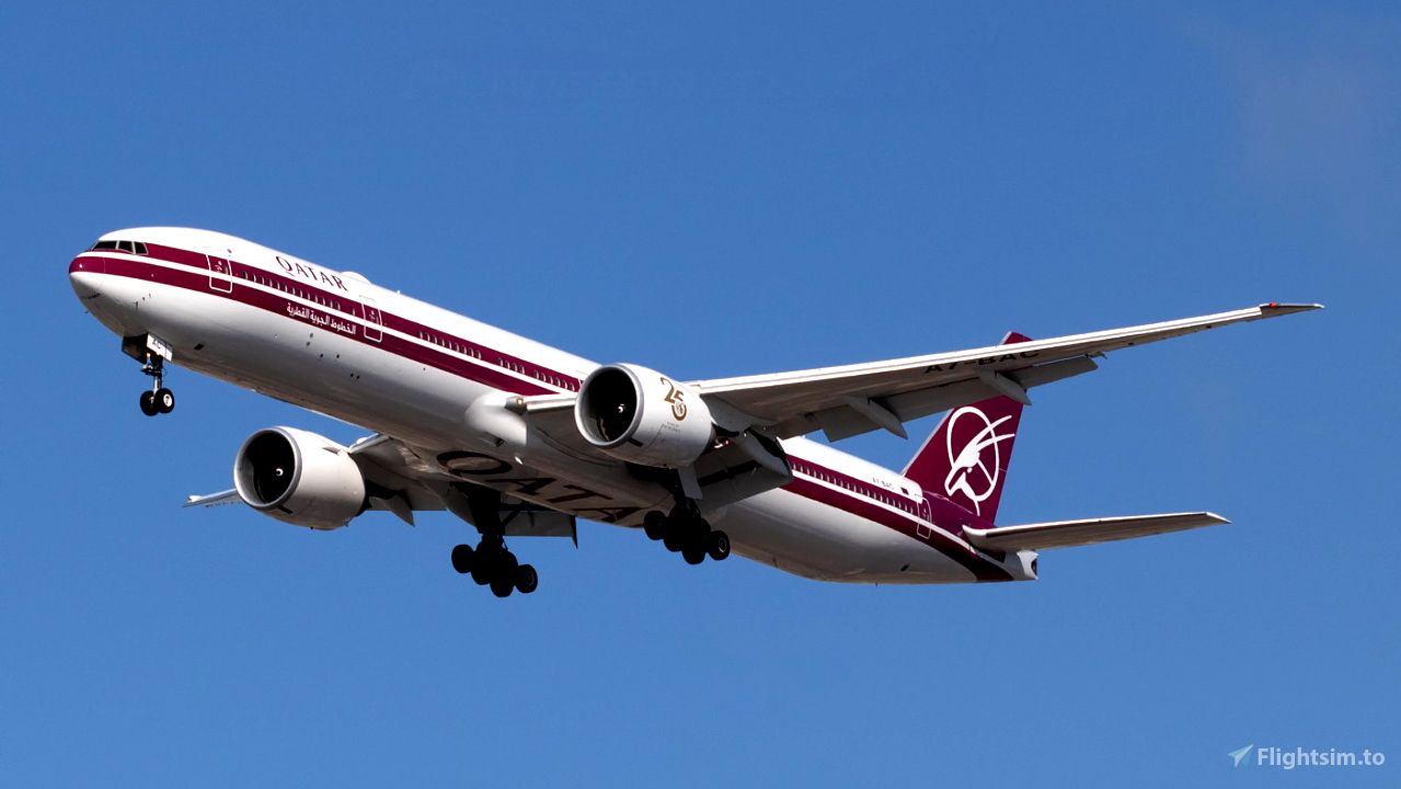 Liveries Requests - [A7-BAC] retro Qatar Airways B77W - Flightsim.to