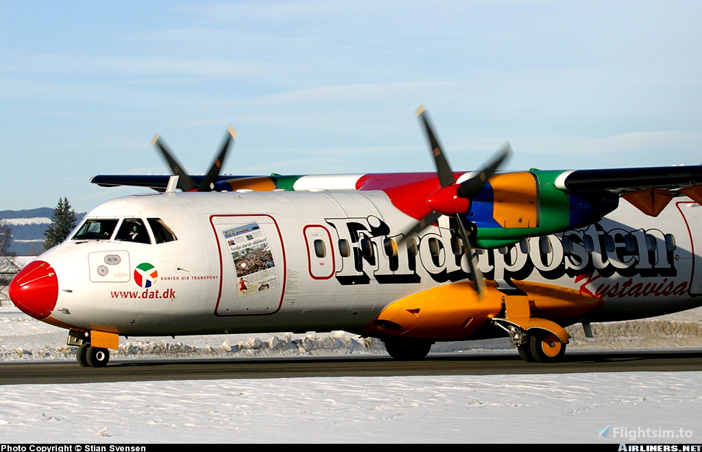 Liveries Anfragen - Danish Air Transport (DAT) ATR 42-600 'Firdaposten ...