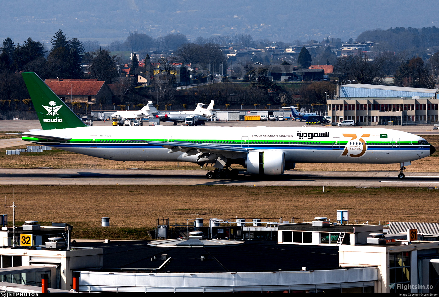 Liveries Requests - Saudia B777-300ER (HZ-AK28) 75 years anniversary ...
