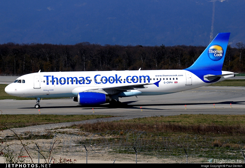 Liveries Requests - Thomas Cook Airlines A320 (Old Livery) (G-CRPH) For ...