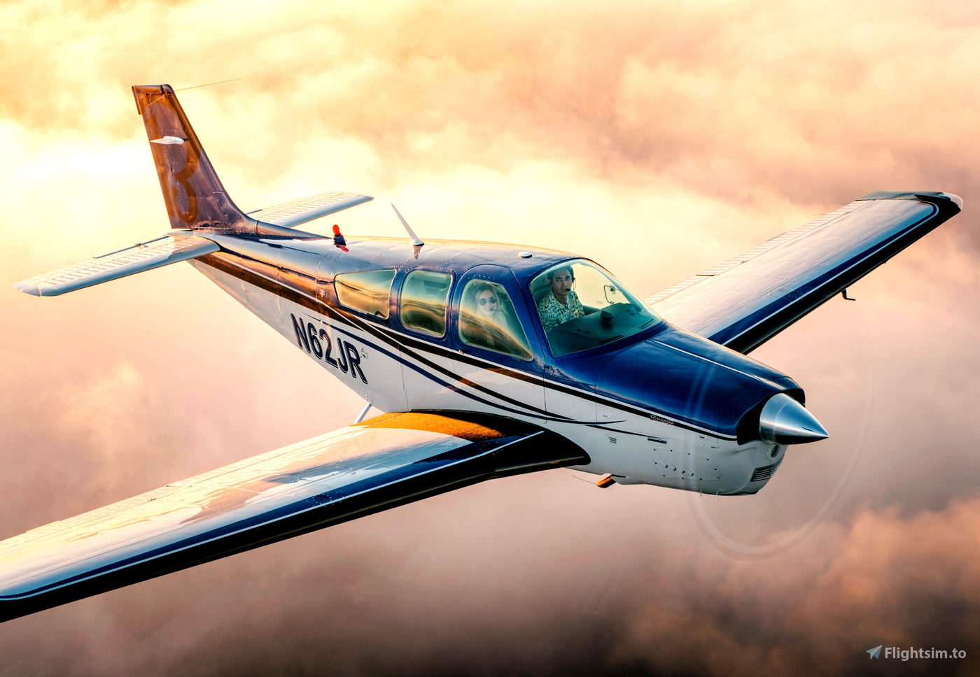 Liveries Requests - N62JR for Black Square Analog Bonanza - Flightsim.to