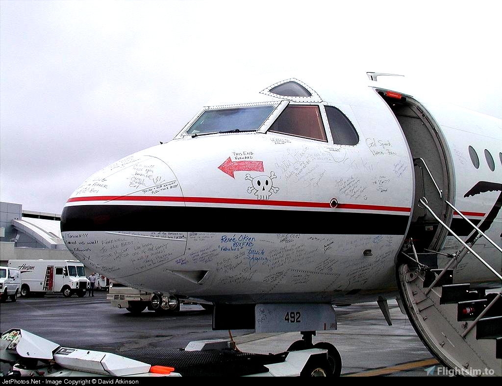 Liveries Requests - Horizon Air final Fokker F-28 flight livery ...