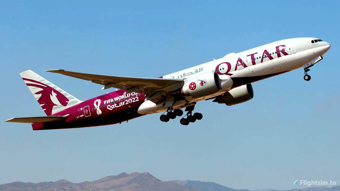 Liveries Requests Qatar Airways 777 300er A7 Beb W Fifa Livery
