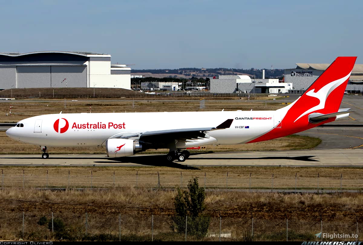 Liveries Requests - Qantas A330 VH-EBF with Australia Post decals ...