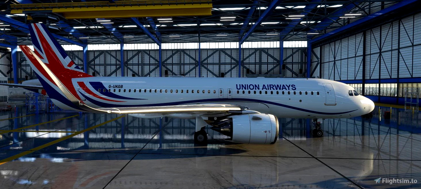 Liveries Demandes - Union Airways Fenixsim A320 - Flightsim.to