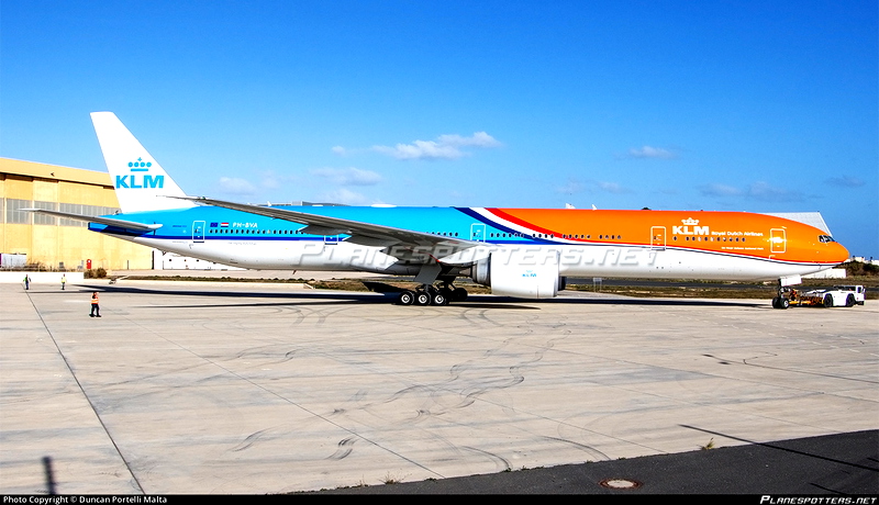 Liveries Requests - KLM, B77W, PH-BVA : Orange Pride Livery New Colors ...