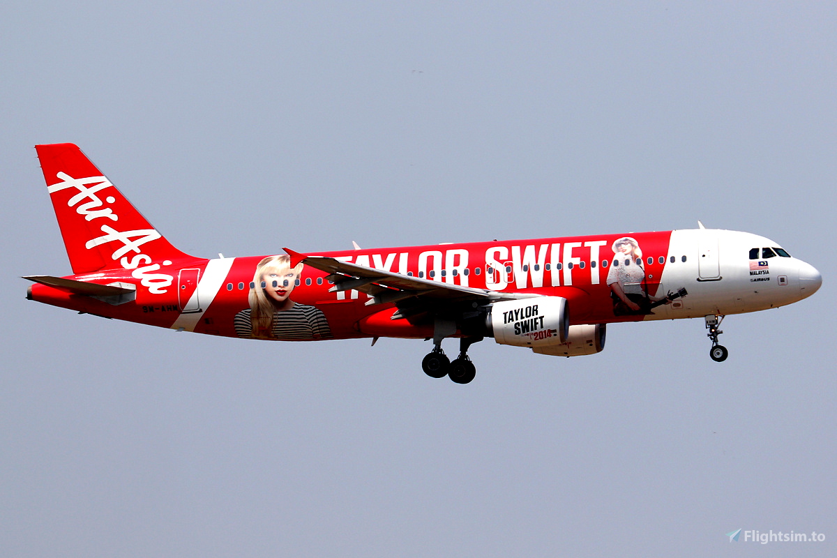 Liveries Requests - Air Asia Taylor Swift Red Tour livery - Flightsim.to