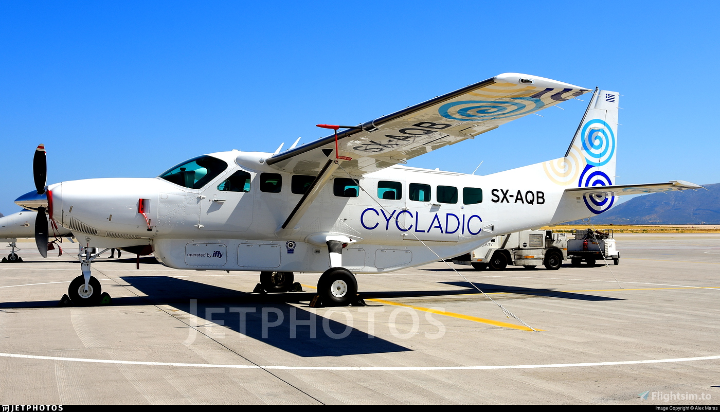 Liveries Requests - Cycladic Air / "FlyCycladic" C208B (Preferably Black Square) - Flightsim.to