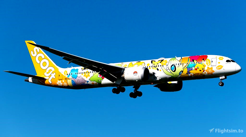 Liveries Requests - Scoot 9V-OJJ Pokemon Livery for HS 787-9 (RR ...
