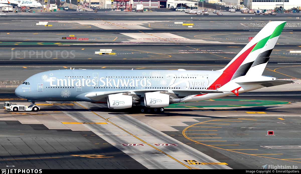 Liveries Requests - FlyByWire A380X - A6-EUE - Emirates (Skywards 25th ...